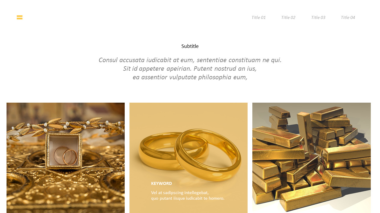 Amazing Facts about Gold Google Slides Presentation|Finance