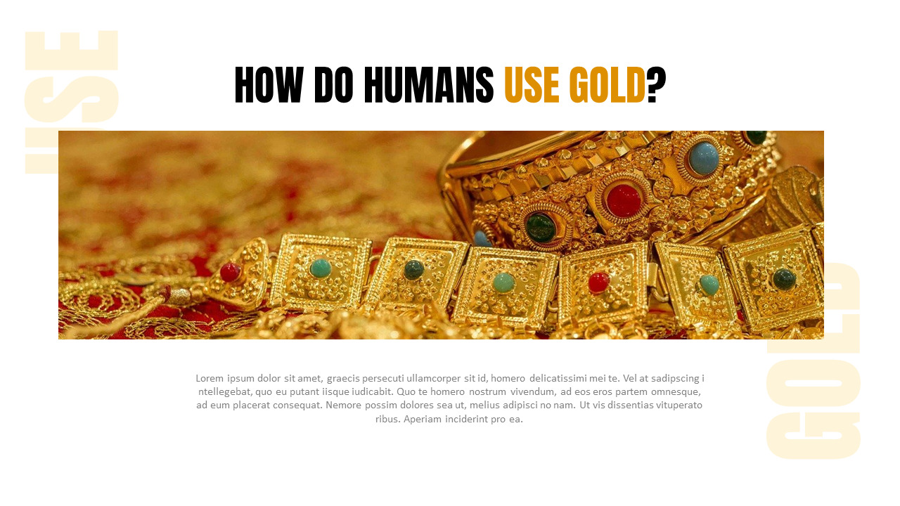 Amazing Facts about Gold Google Slides Presentation|Finance