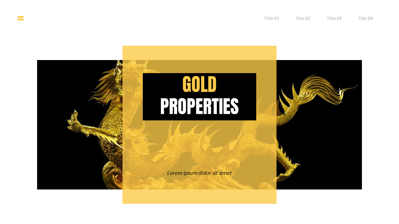 Amazing Facts about Gold Google Slides Presentation|Finance