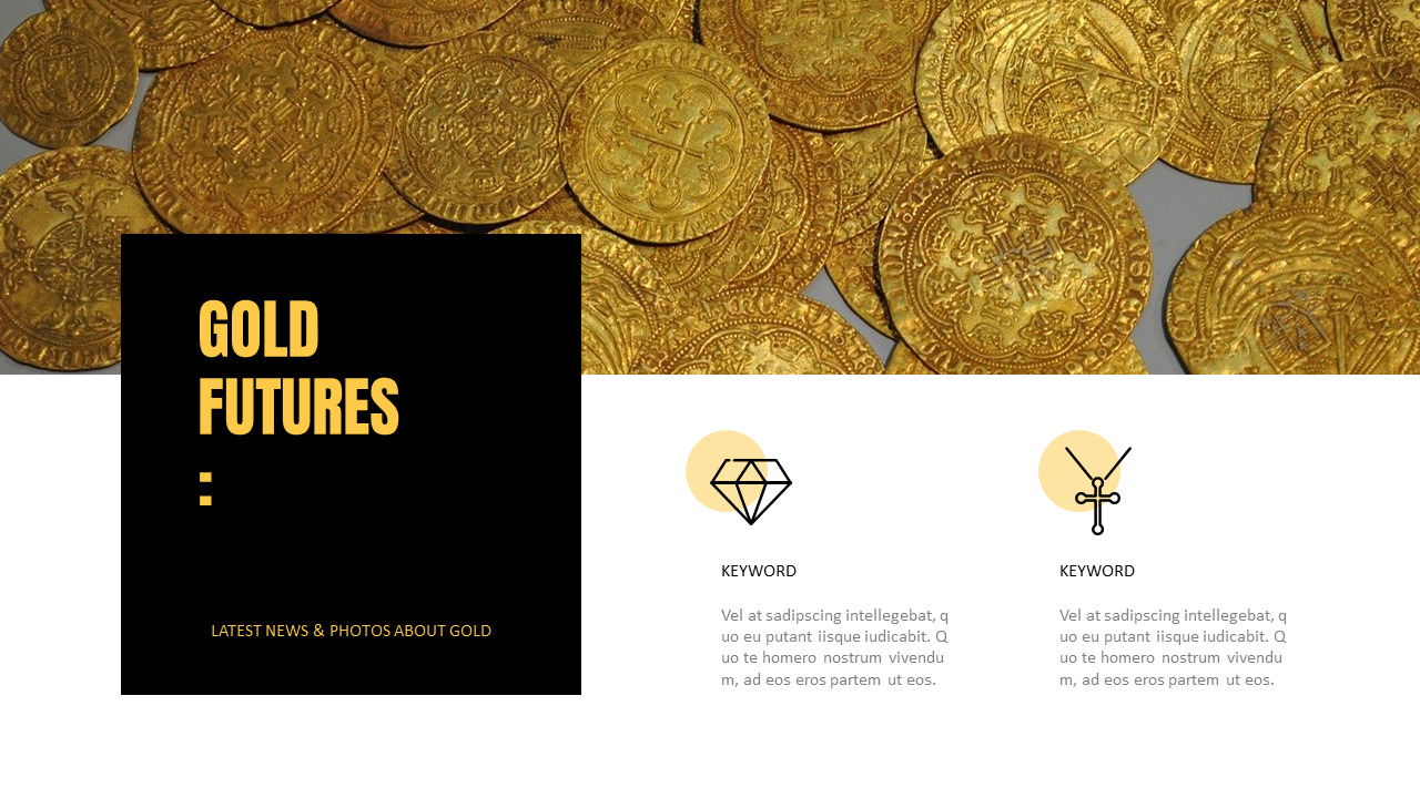 Amazing Facts about Gold Google Slides Presentation|Finance