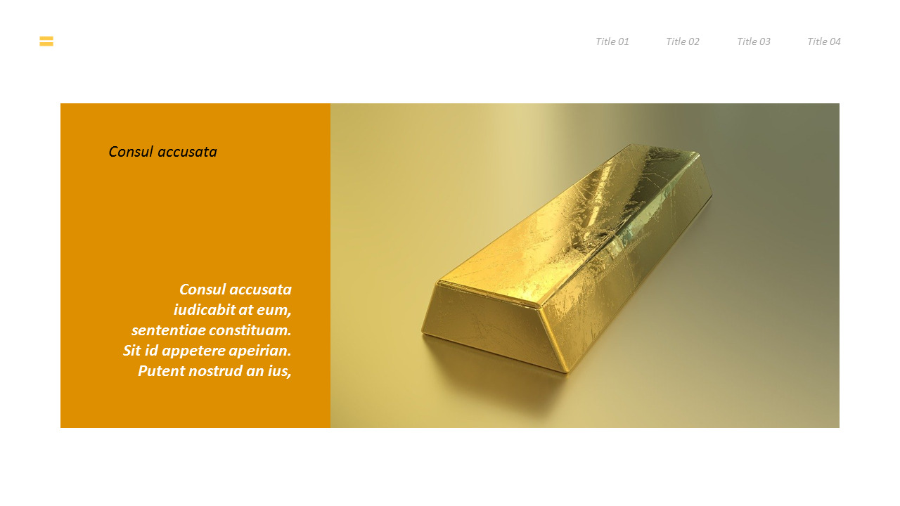 Amazing Facts about Gold Google Slides Presentation|Finance