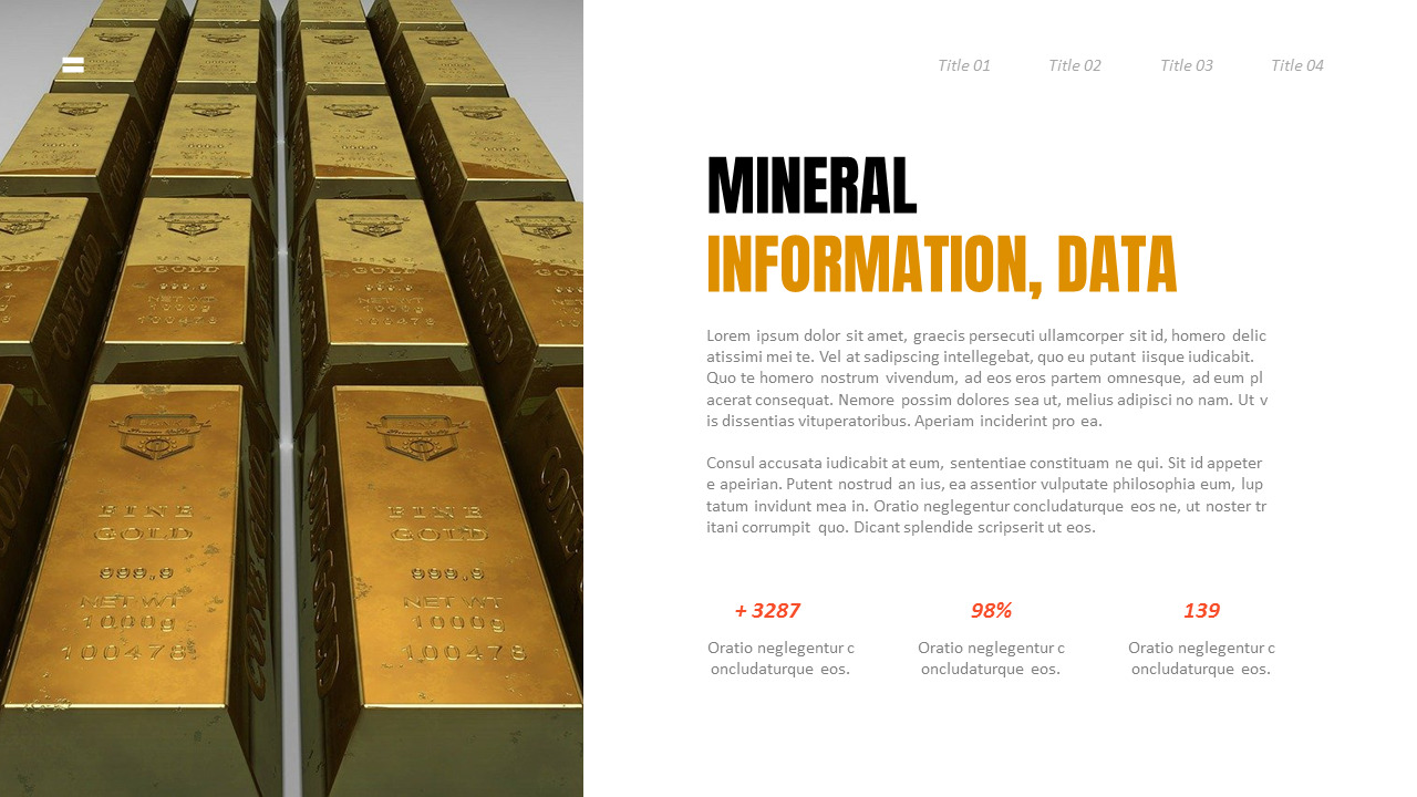 Amazing Facts about Gold Google Slides Presentation|Finance