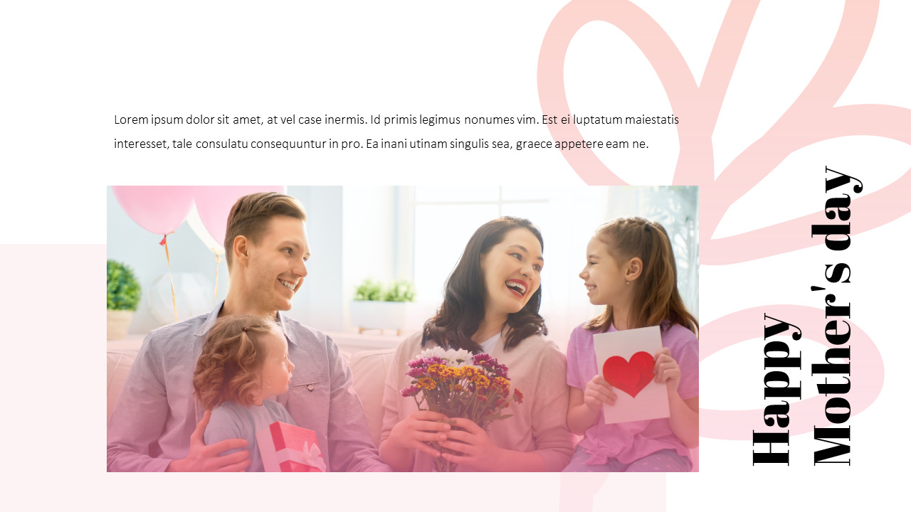 Happy Mothers day Simple Slides Design