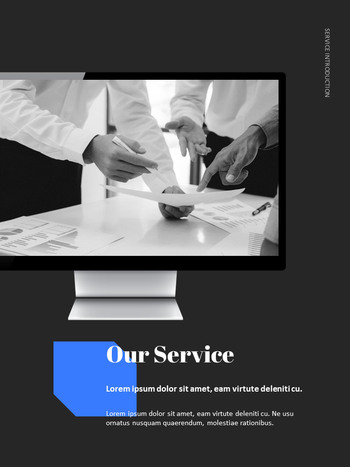 Modern Business Multipurpose Vertical slides presentation