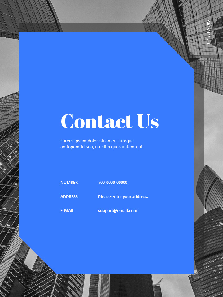 Modern Business Multipurpose Vertical slides presentation