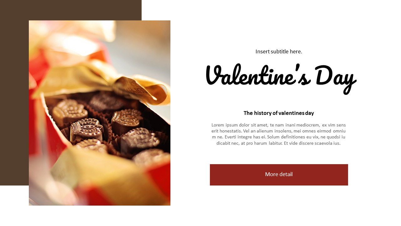 Valentine’s day chocolate Best Google Slides|Culture