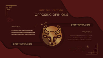 2021 Year of the OX presentation slide design