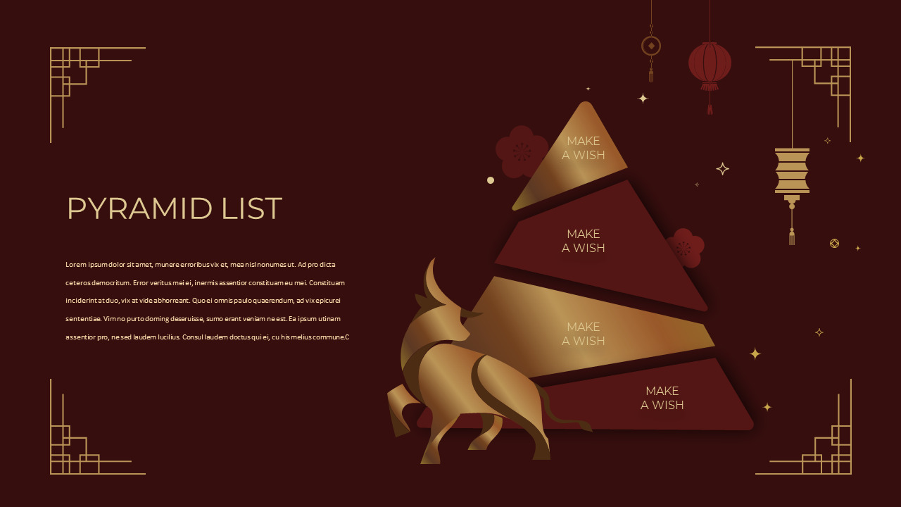 2021 Year of the OX presentation slide design