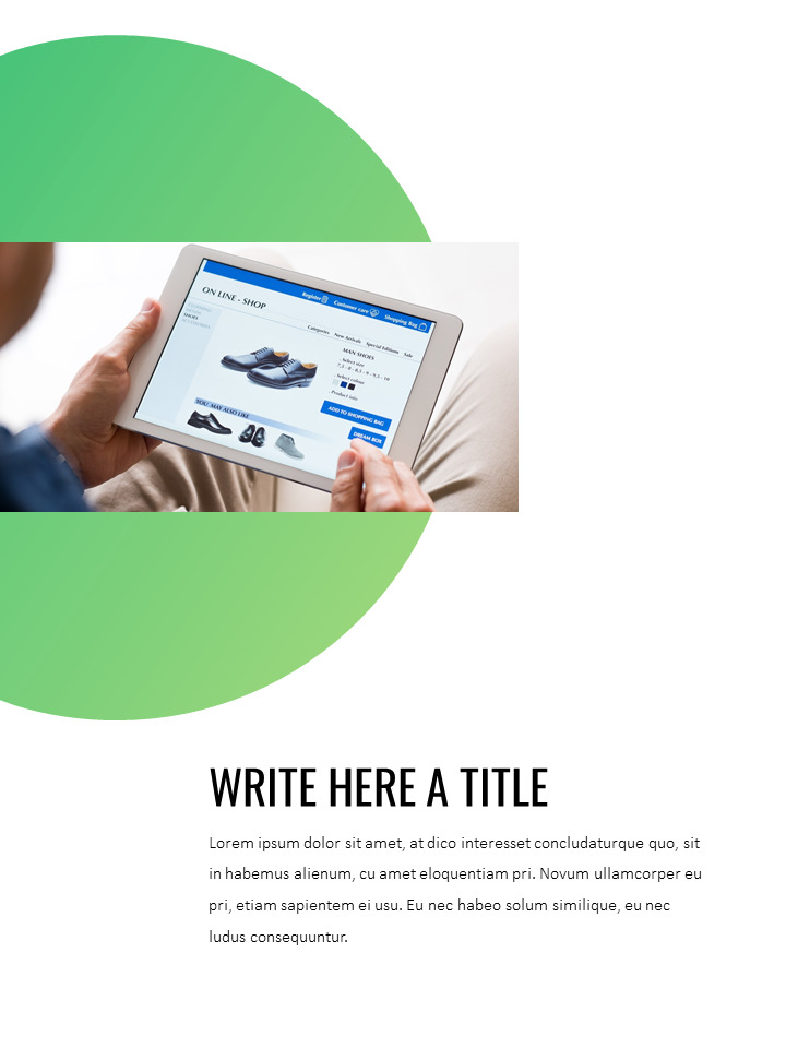 E-commerce Shop Google Slides