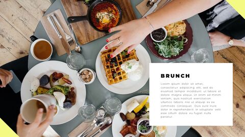Food Stylist Portfolio company profile template design