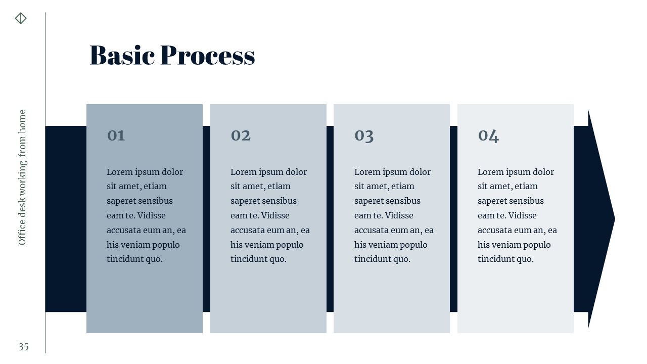 Office Desk team presentation template