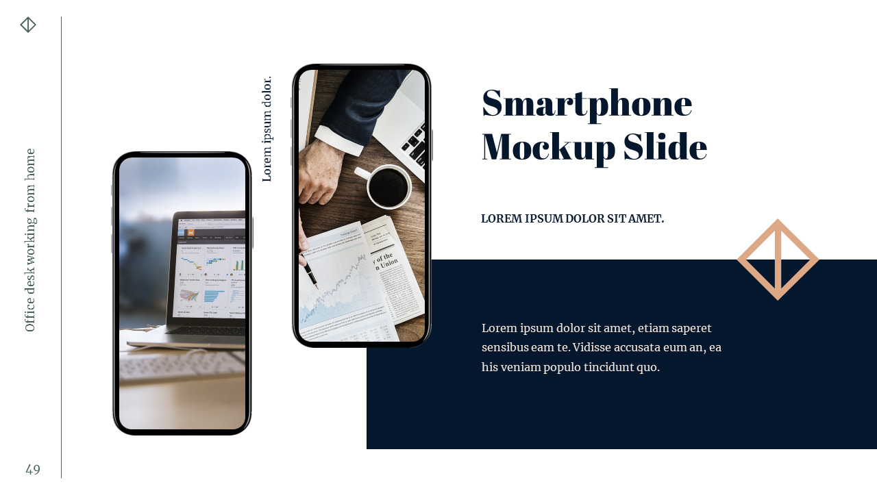 Office Desk team presentation template