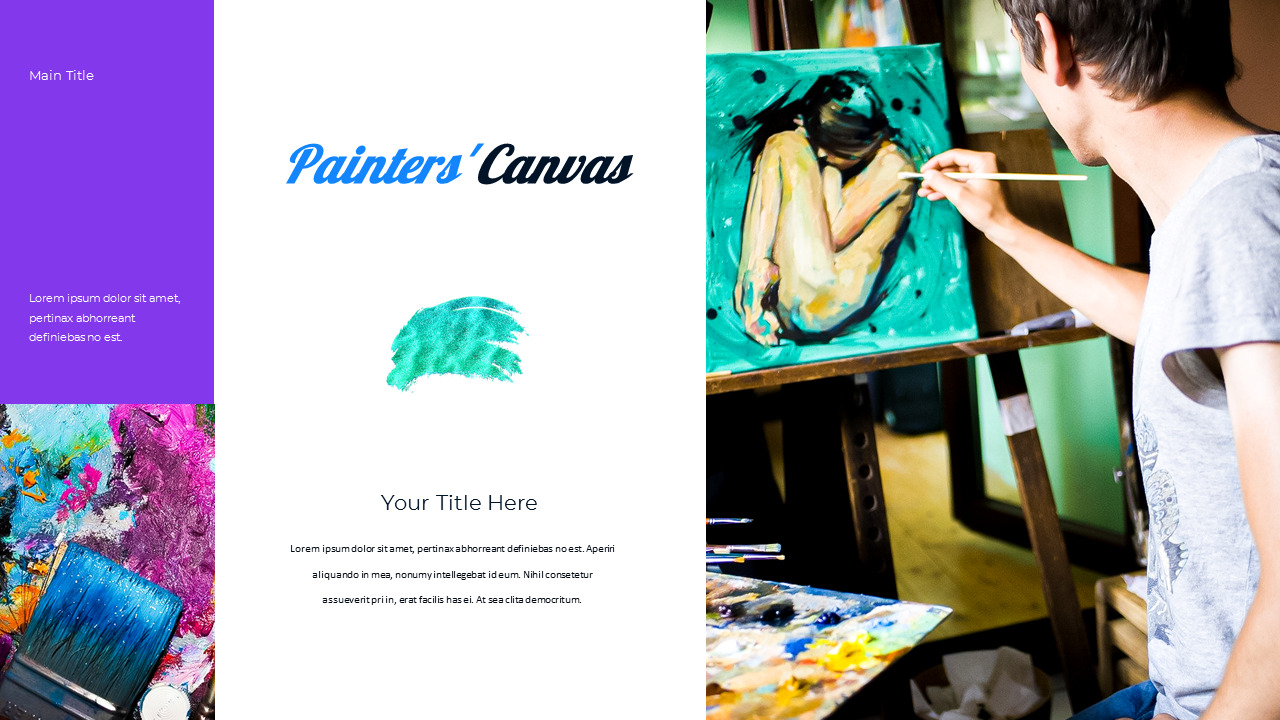 Art Painting Google Slides Templates|Lifestyle