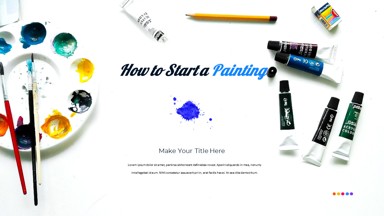Art Painting Google Slides Templates|Lifestyle