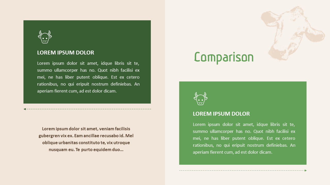 Cow Google PowerPoint Slides|Lifestyle