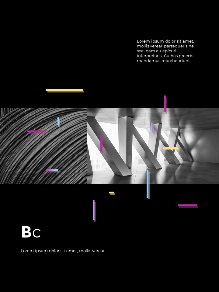 Geometric Design Background Vertical Template Simple Google Presentation