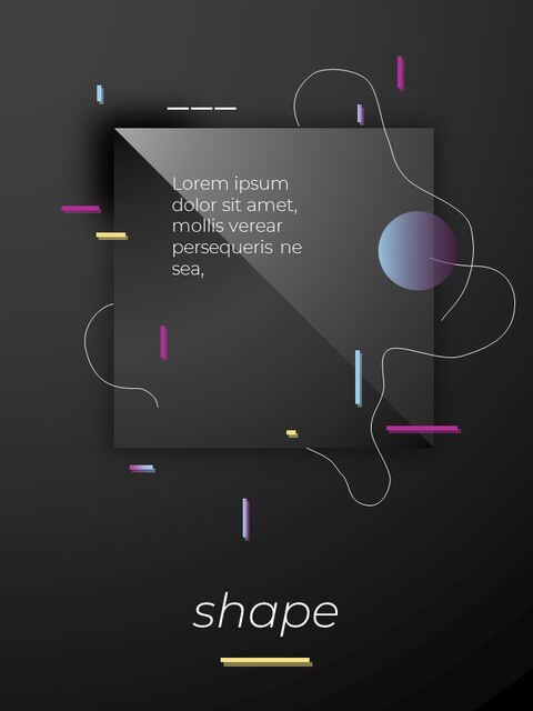 Geometric Design Background Vertical Template Simple Google Presentation