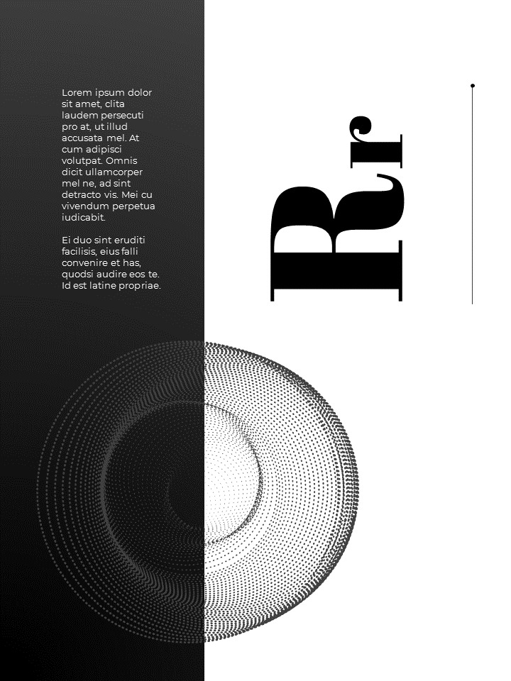 Geometric Design Background Vertical Template Simple Google Presentation