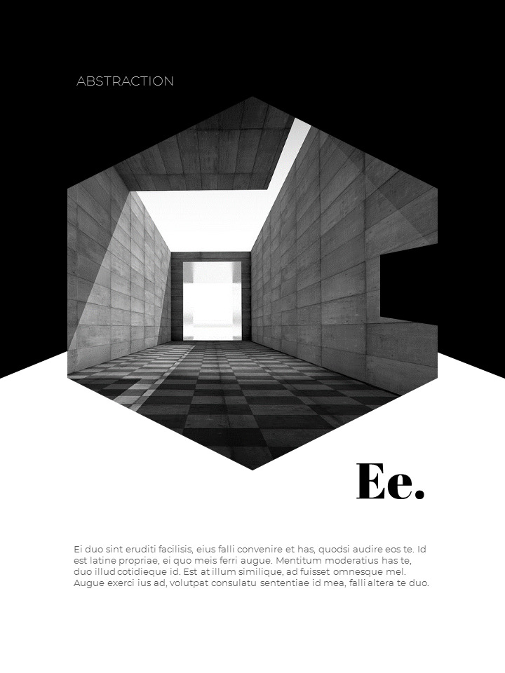 Geometric Design Background Vertical Template Simple Google Presentation