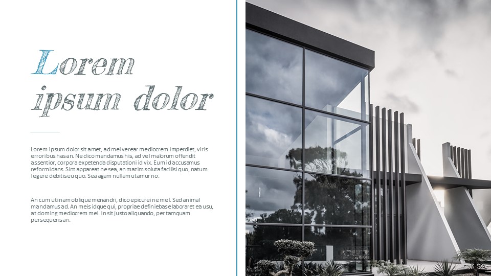 Simple Slides Design - Modern Architecture & Construction