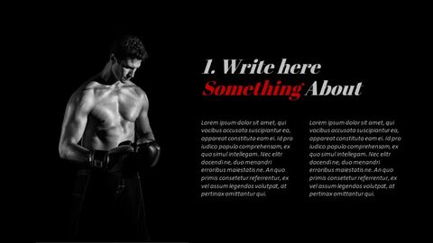 Boxing Simple Presentation Google Slides Template