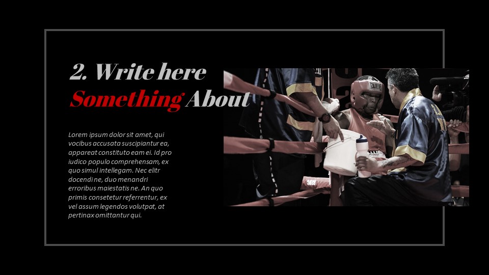 Boxing Simple Presentation Google Slides Template