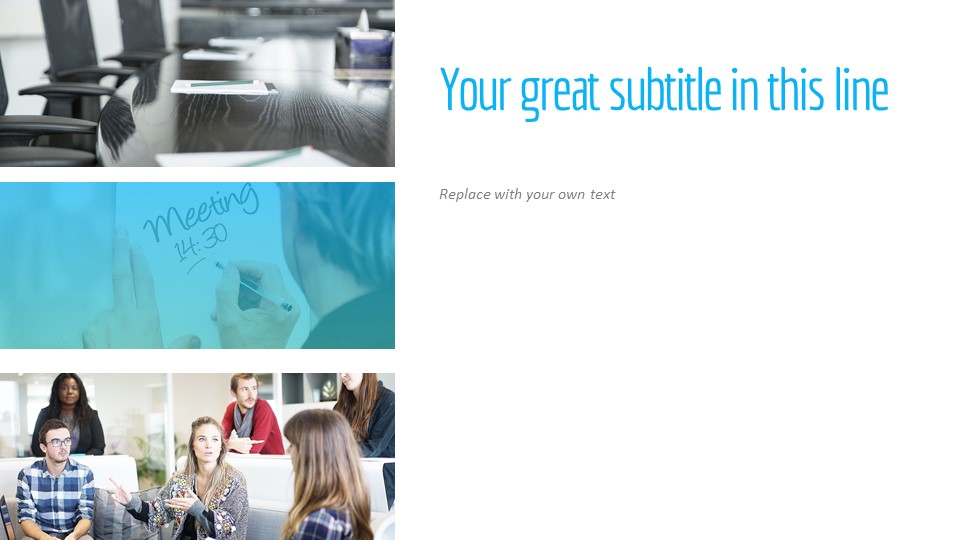 Business Meeting Easy Google Slides Template