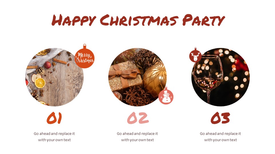 Christmas Party Easy Google Slides Template|Culture