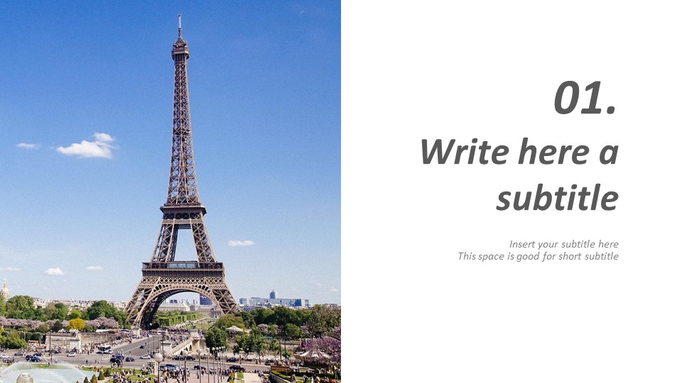 France Easy Google Slides Template