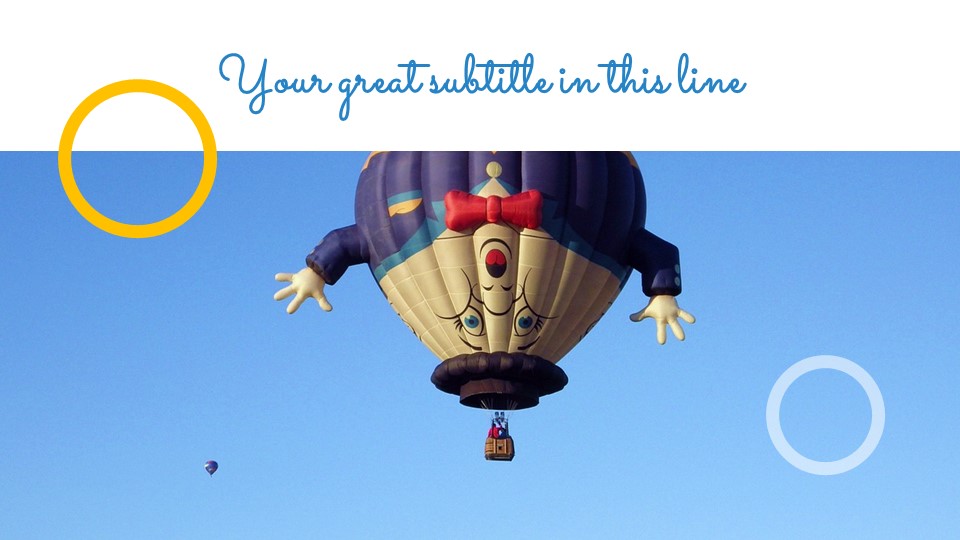 Hot air balloon Easy Slides Design