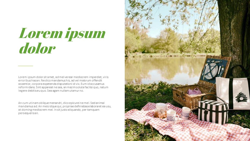 Picnic Time presentation slide design|Lifestyle|Google