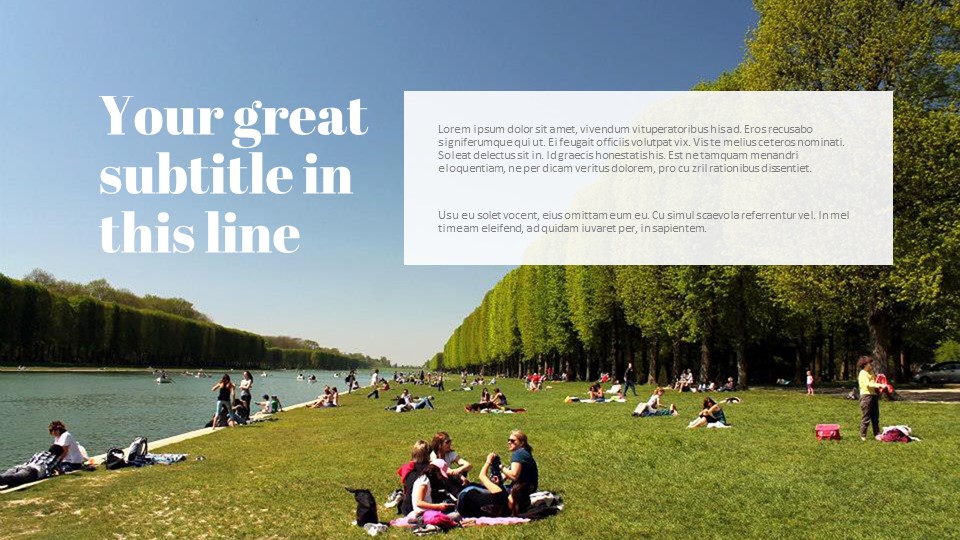 Picnic Time presentation slide design|Lifestyle|Google