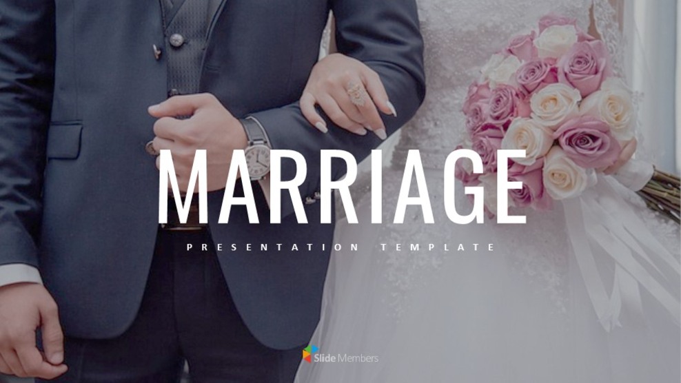 Simple Presentation Google Slides Template Marriage