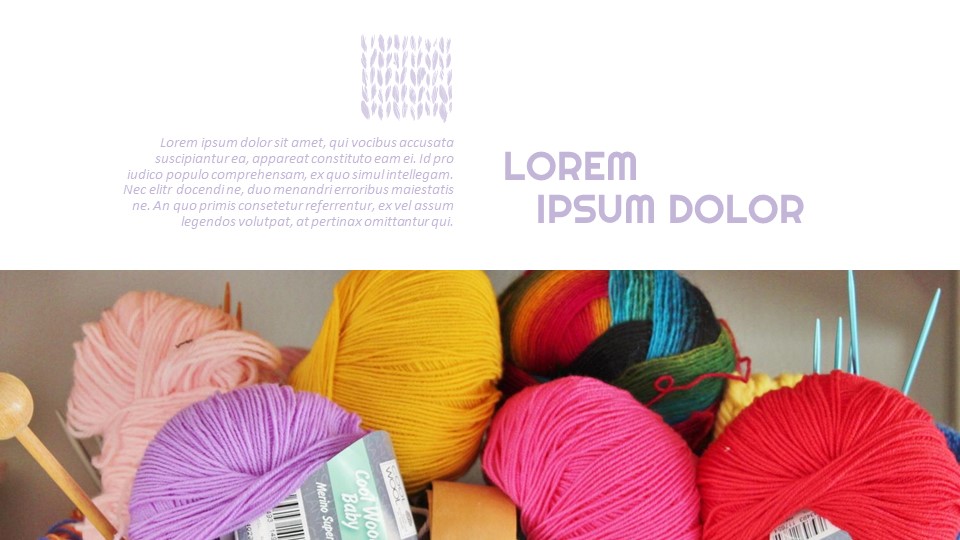 Free Simple Slides Design - Knitting|Google