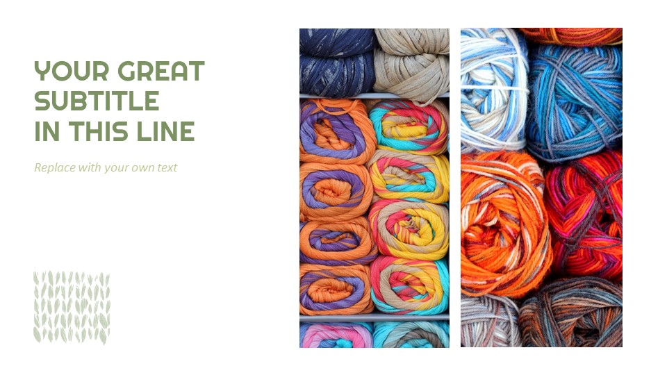 Free Simple Slides Design - Knitting|Google