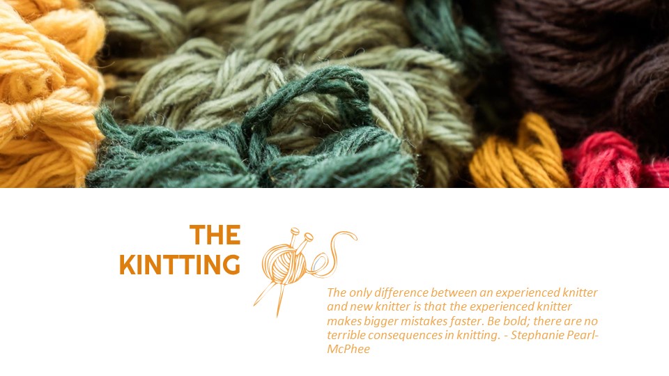 Free Simple Slides Design - Knitting|Google