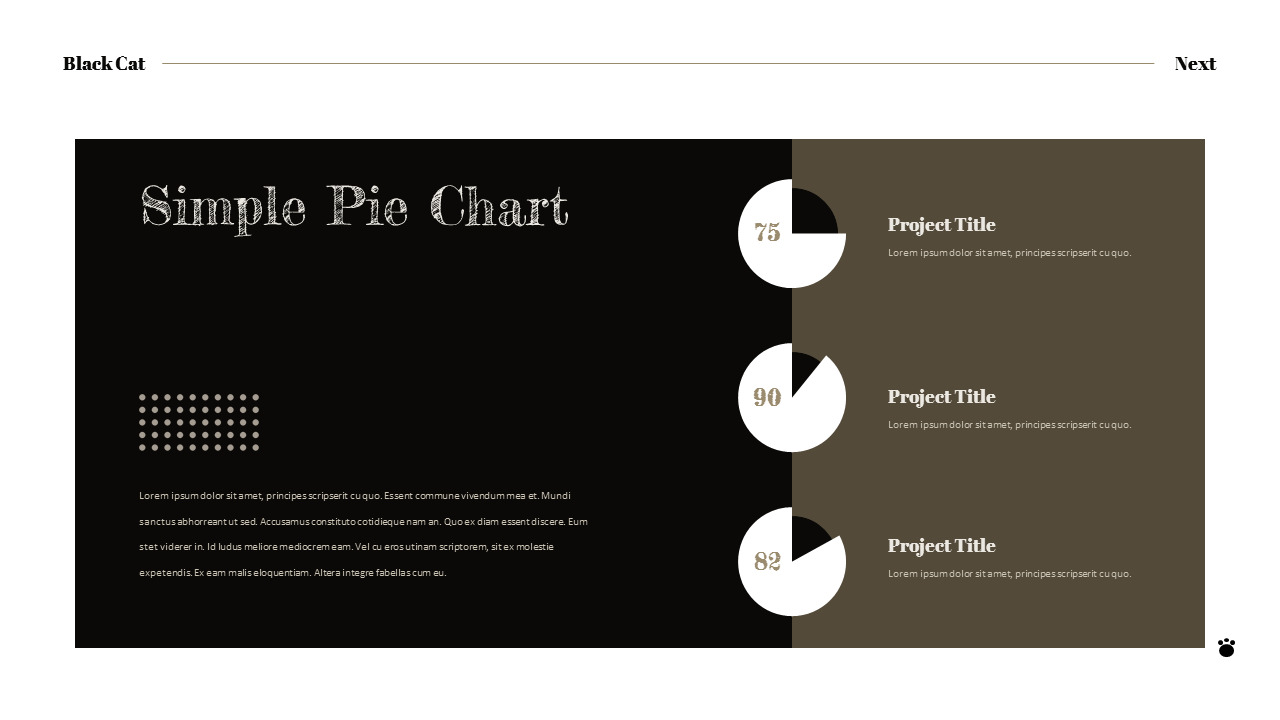 Black Cat slide template|Lifestyle|Google