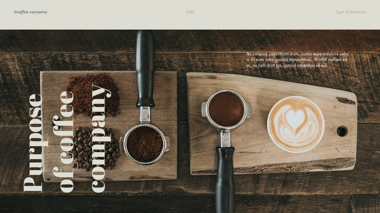 Coffee Company Creative Google Slides