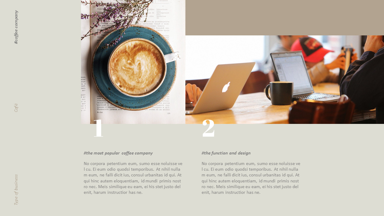 Coffee Company Creative Google Slides