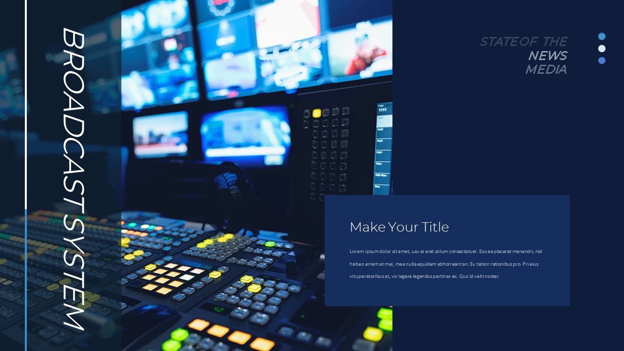 State of the News Media Easy Google Slides Template