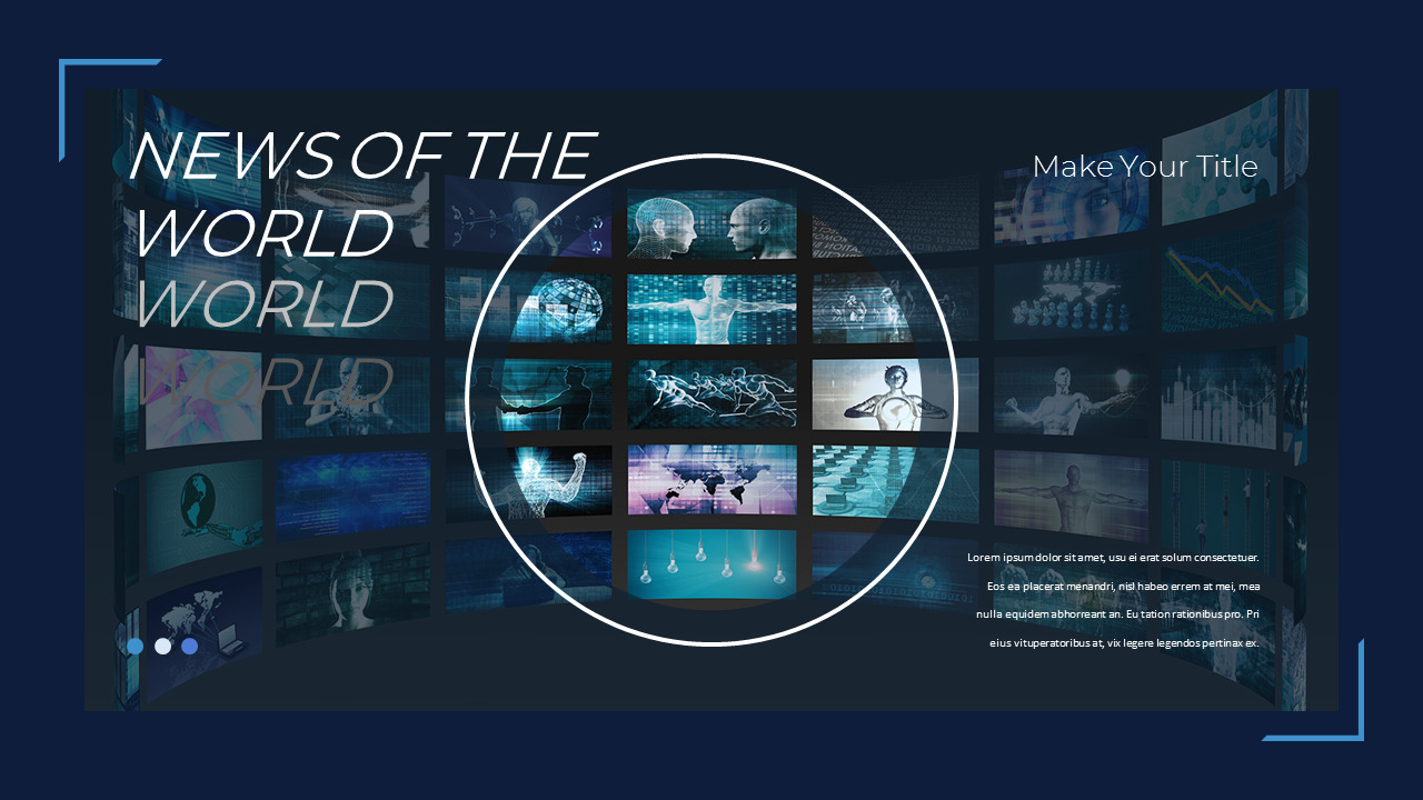 State of the News Media Easy Google Slides Template