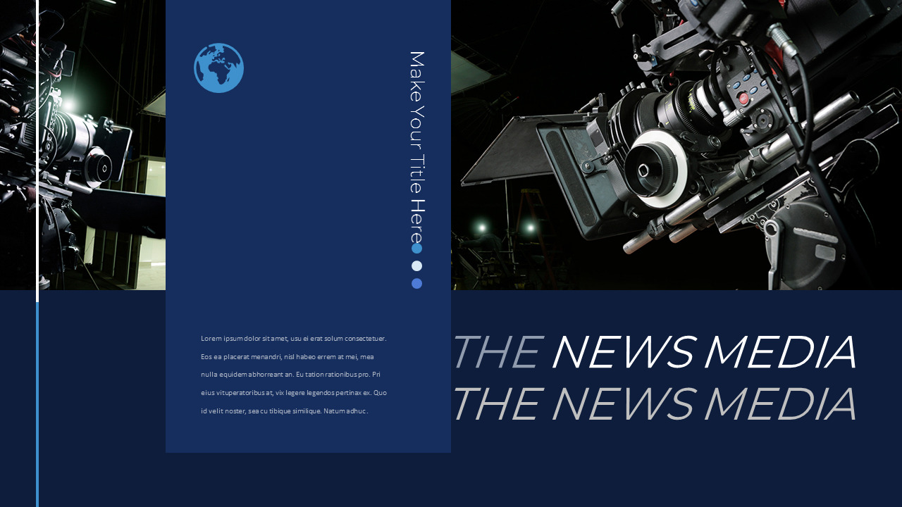 State of the News Media Easy Google Slides Template