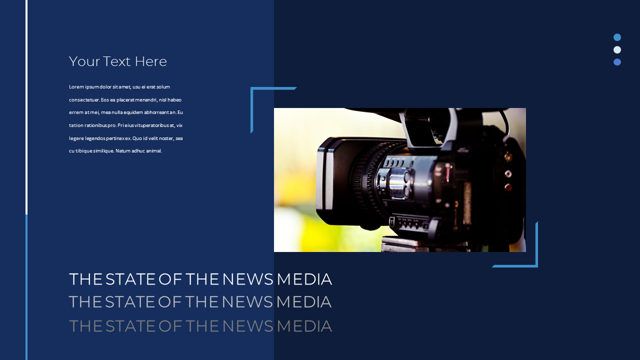State of the News Media Easy Google Slides Template