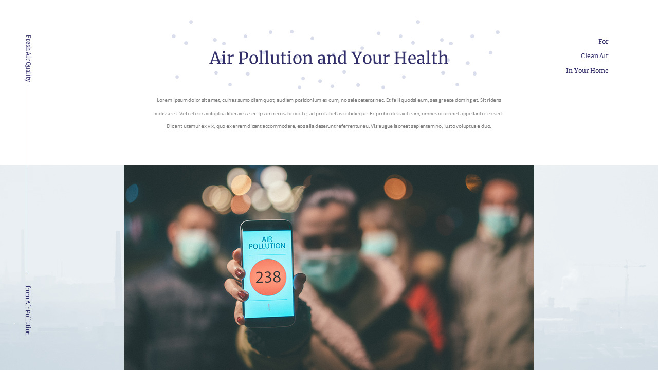 Air Purifiers for Air Pollution Google Slides Themes & Templates