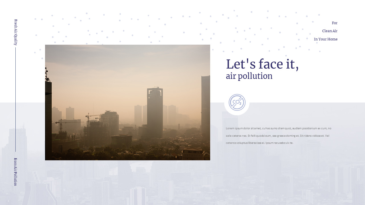 Air Purifiers for Air Pollution Google Slides Themes & Templates