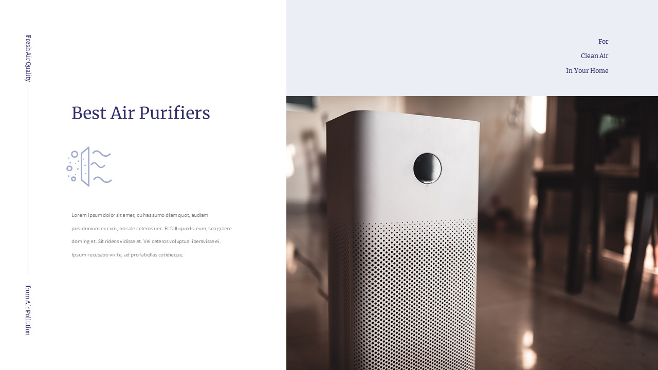 Air Purifiers for Air Pollution Google Slides Themes & Templates