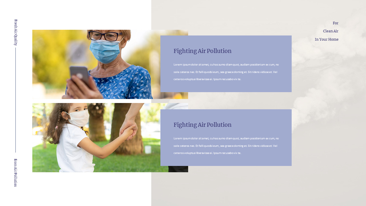 Air Purifiers for Air Pollution Google Slides Themes & Templates