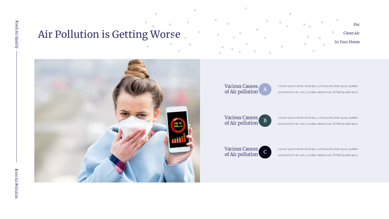 Air Purifiers for Air Pollution Google Slides Themes & Templates