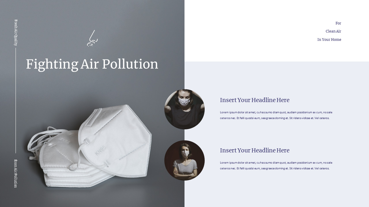Air Purifiers for Air Pollution Google Slides Themes & Templates
