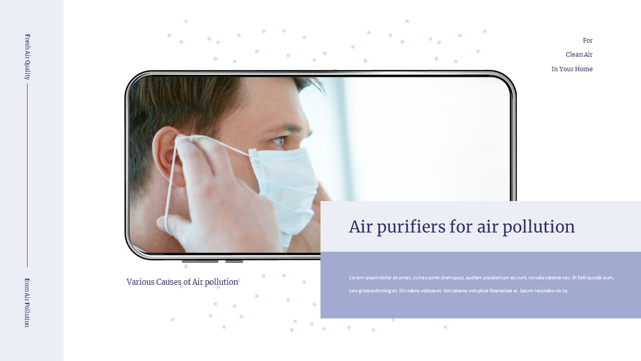 Air Purifiers for Air Pollution Google Slides Themes & Templates